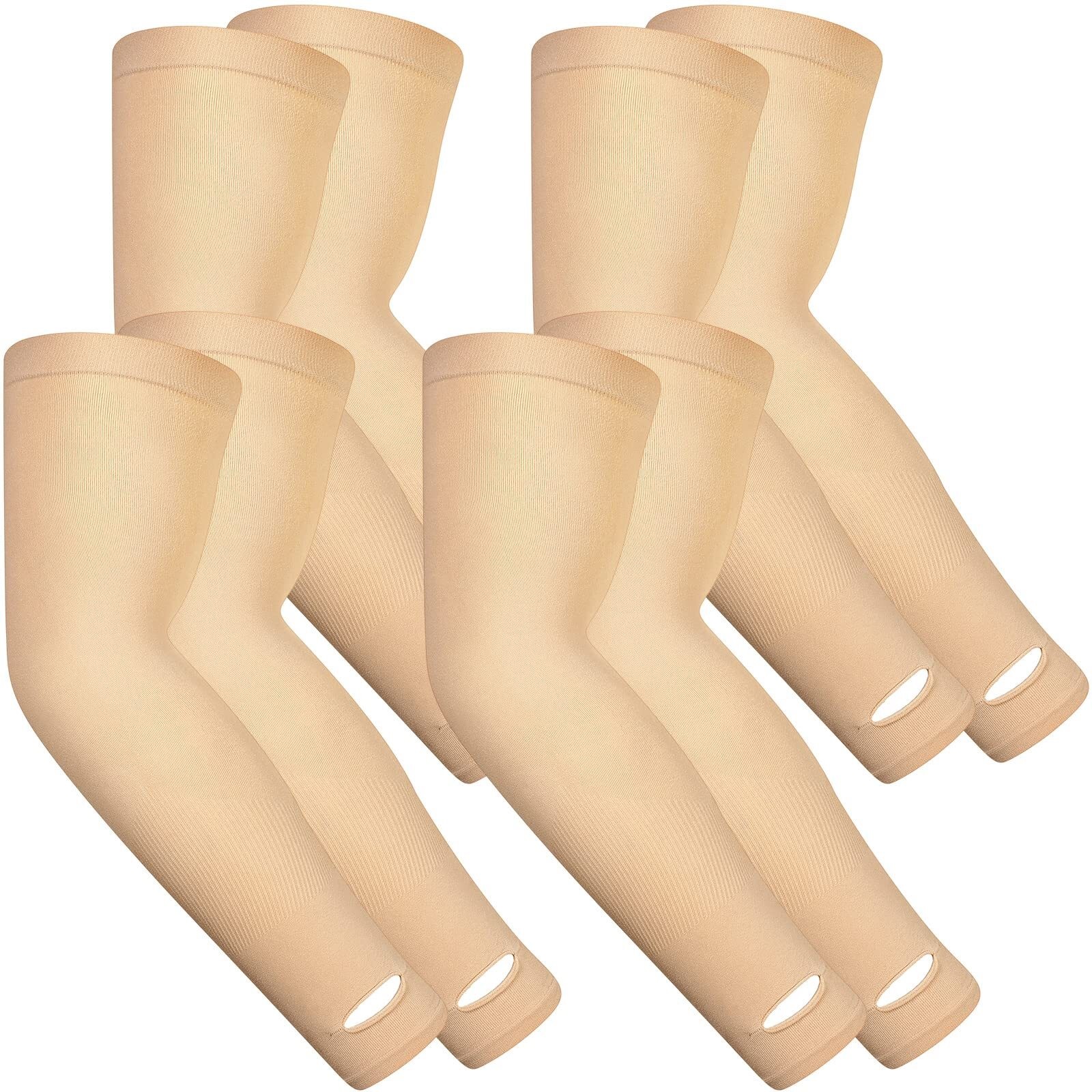 4 Pairs Protective Arm Sleeve for Thin Skin Elderly Skin Protector ...