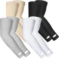 ZDWQFA Protective Arm Sleeve, 4 Pairs, Thin Skin Protector, Bruising ...