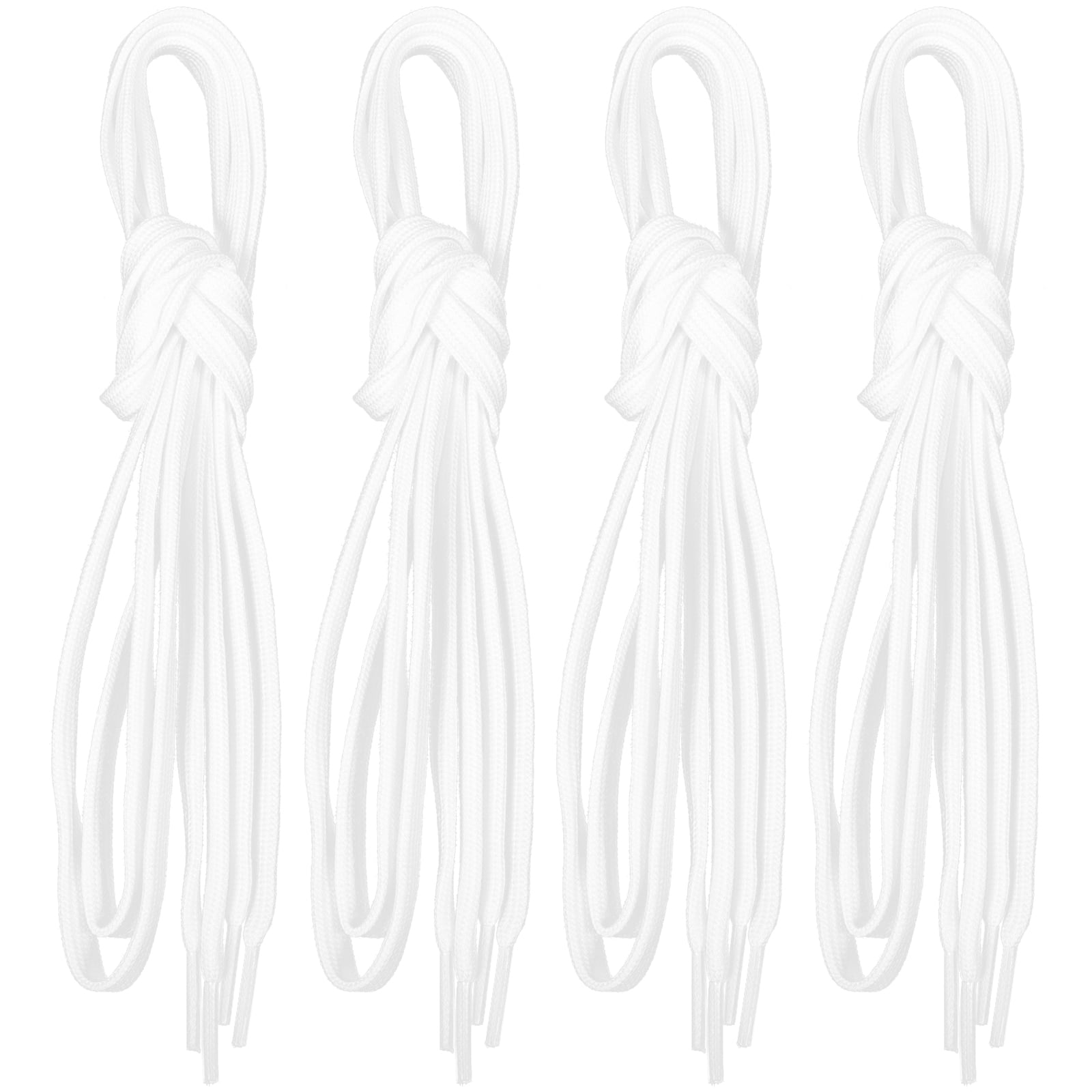 4 Pairs Shoelace Boots White Sneakers Laces Replacement Shoelaces High ...