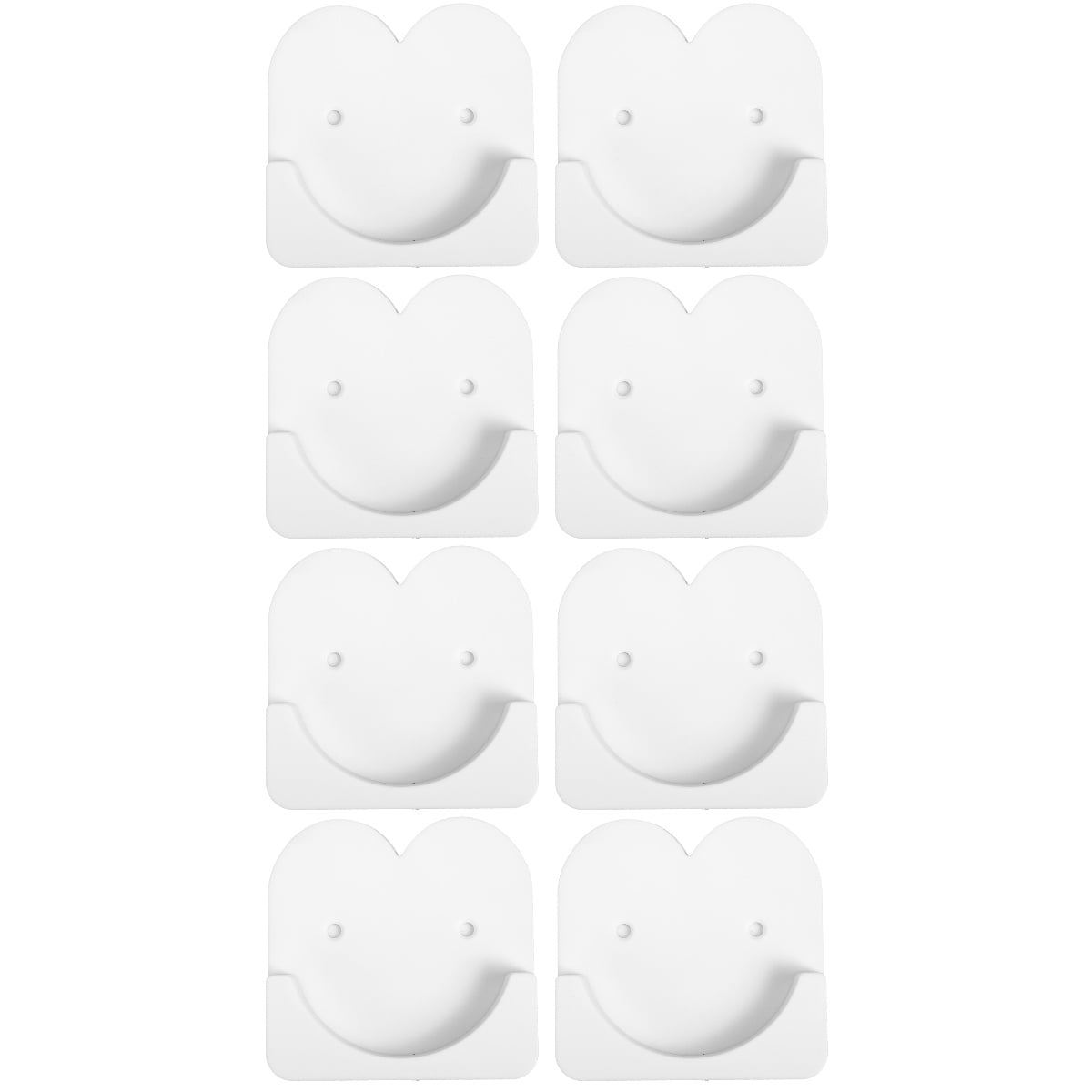 4 Pairs Shower Curtain Rod Hook Retainer Rods Adjustable Wall Mount ...