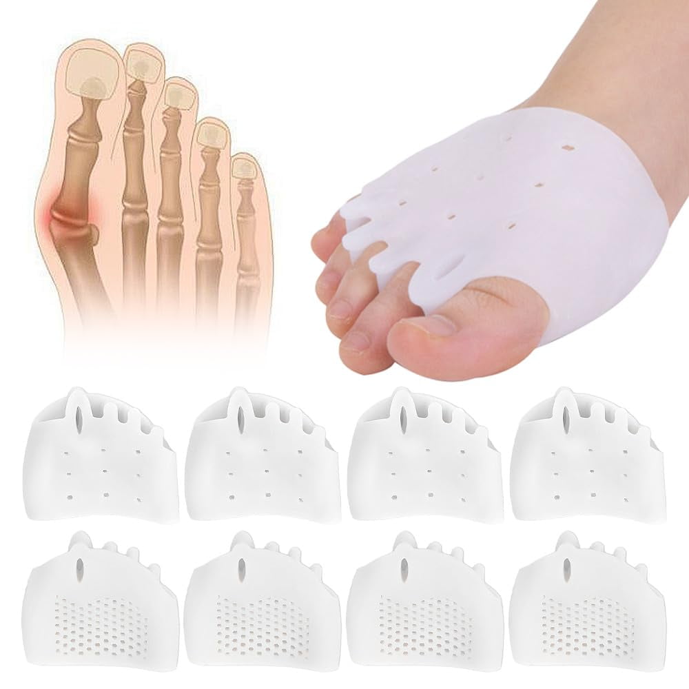 4 Pairs Silicone Toe Separator, 2024 New Toe Seperators Toes Toe ...