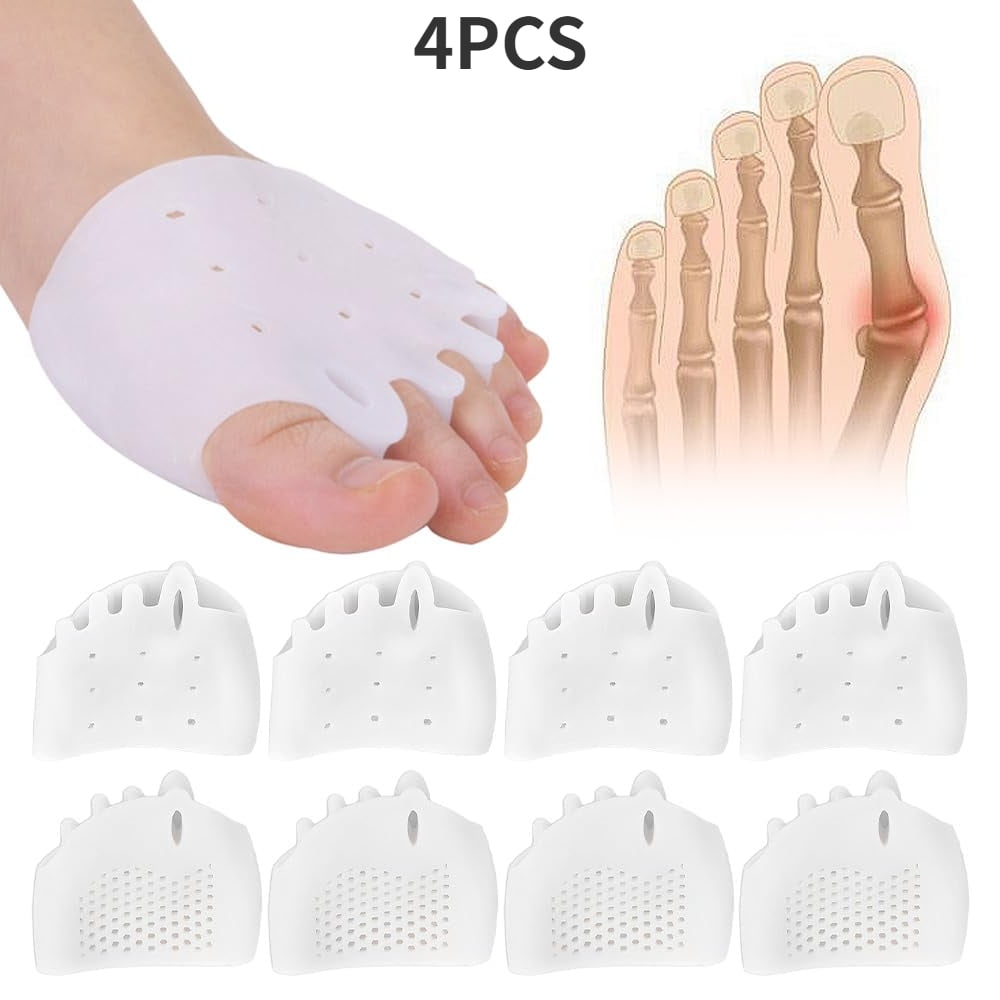 4 Pairs Silicone Toe Separator, 2024 New Toe Seperators Toes Toe ...