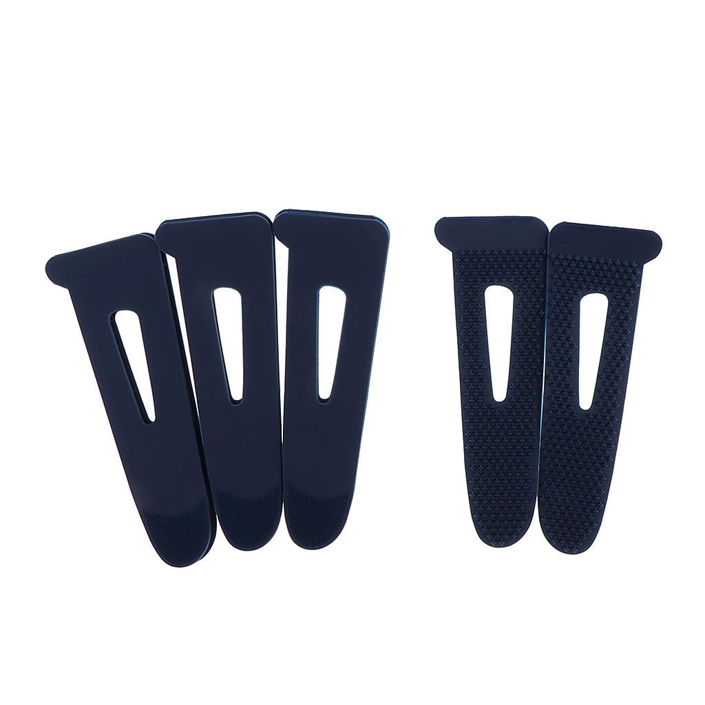 4 Pairs Sleeve Cuff Tag with Loop And Hook for Clothes - Blue - Walmart.com