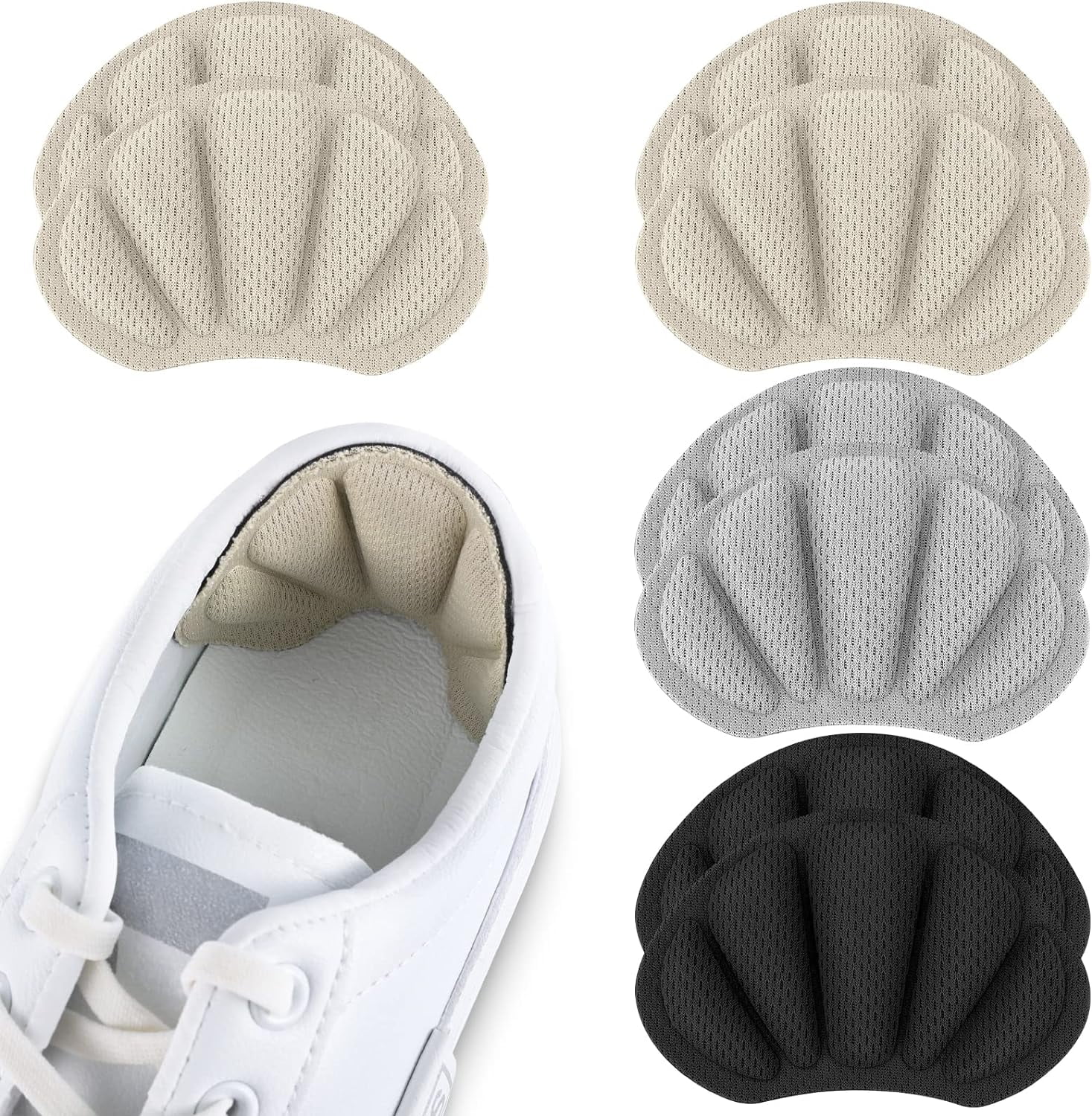 4 Pairs Sneaker Repair Patch, Heel Patch, Shoe Heel Repair Sneaker ...