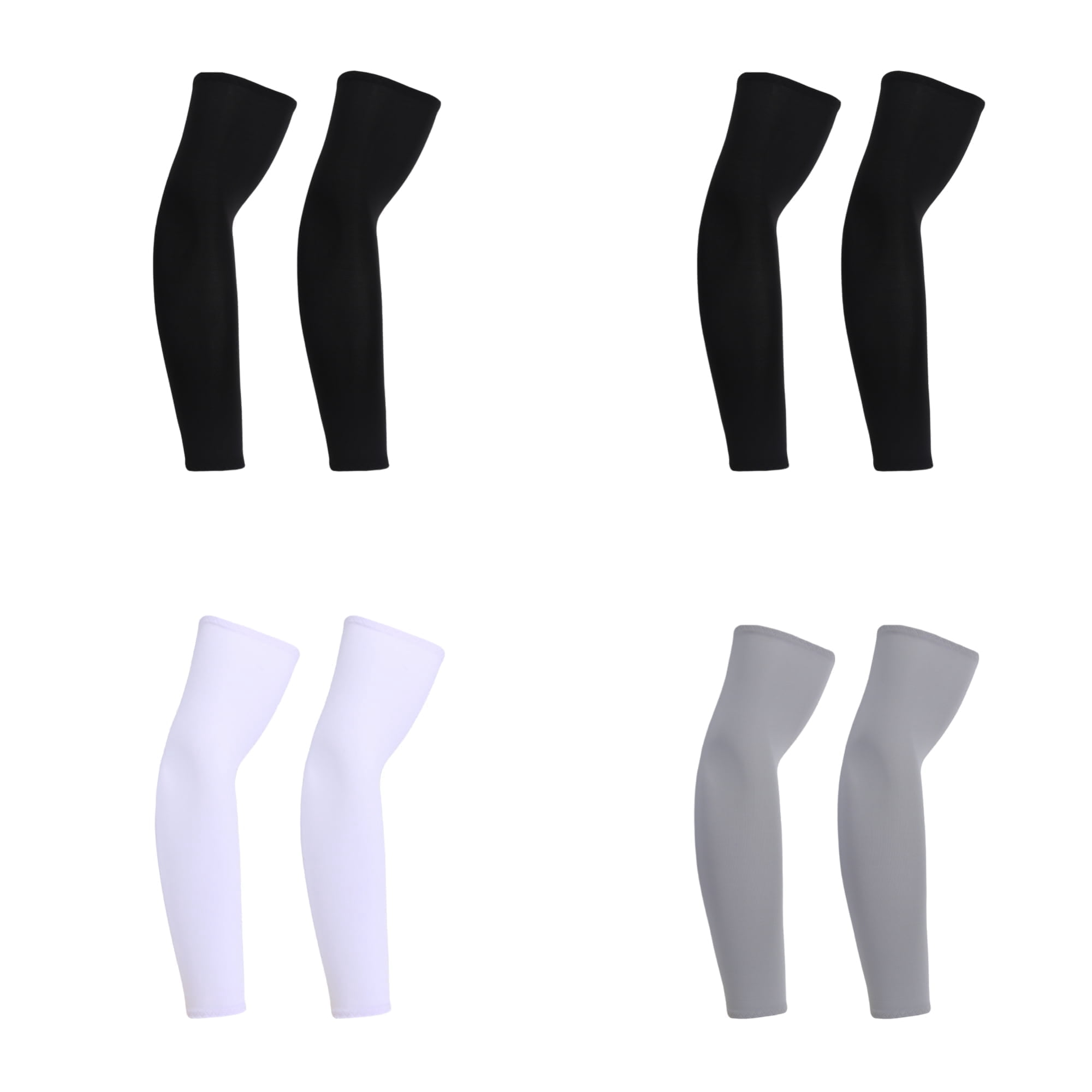 4 Pairs Sun Protection Arm Sleeves for Men & Women - Tattoo Cover Up ...