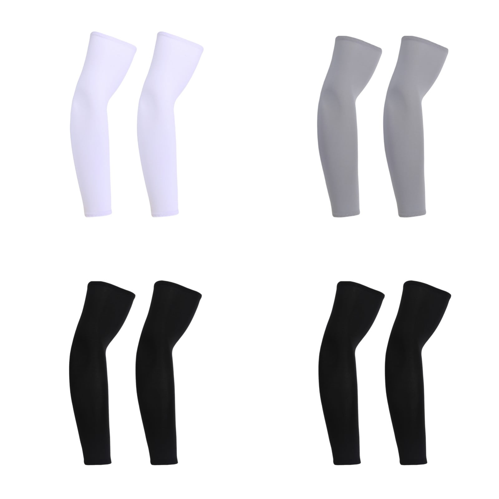 4 Pairs UV Sun Protection Arm Sleeves - Tattoo Cover Up - UPF 50 Sports ...