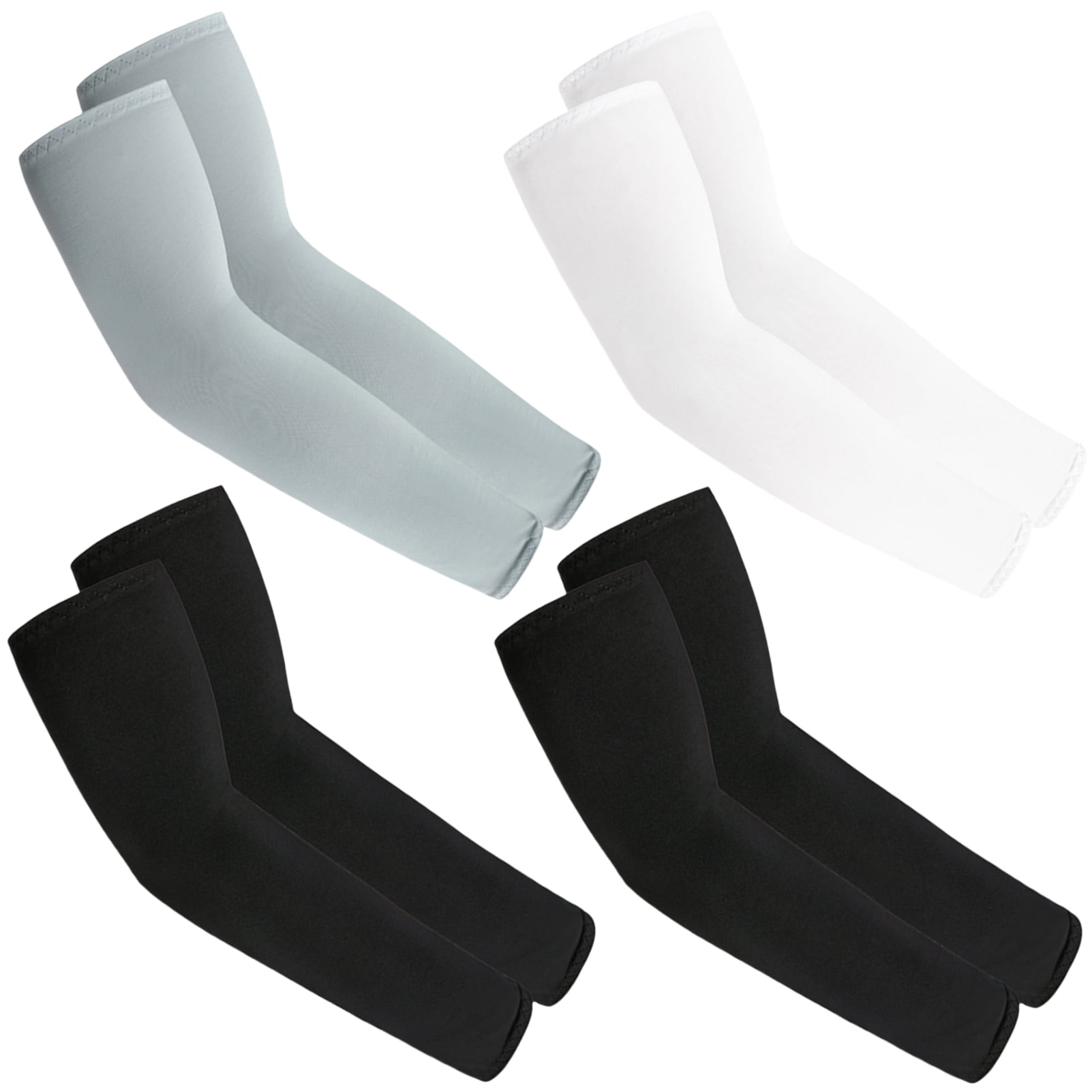 Coolzu UV Sun Protection Arm Sleeves, UPF 50 Compression Cooling ...