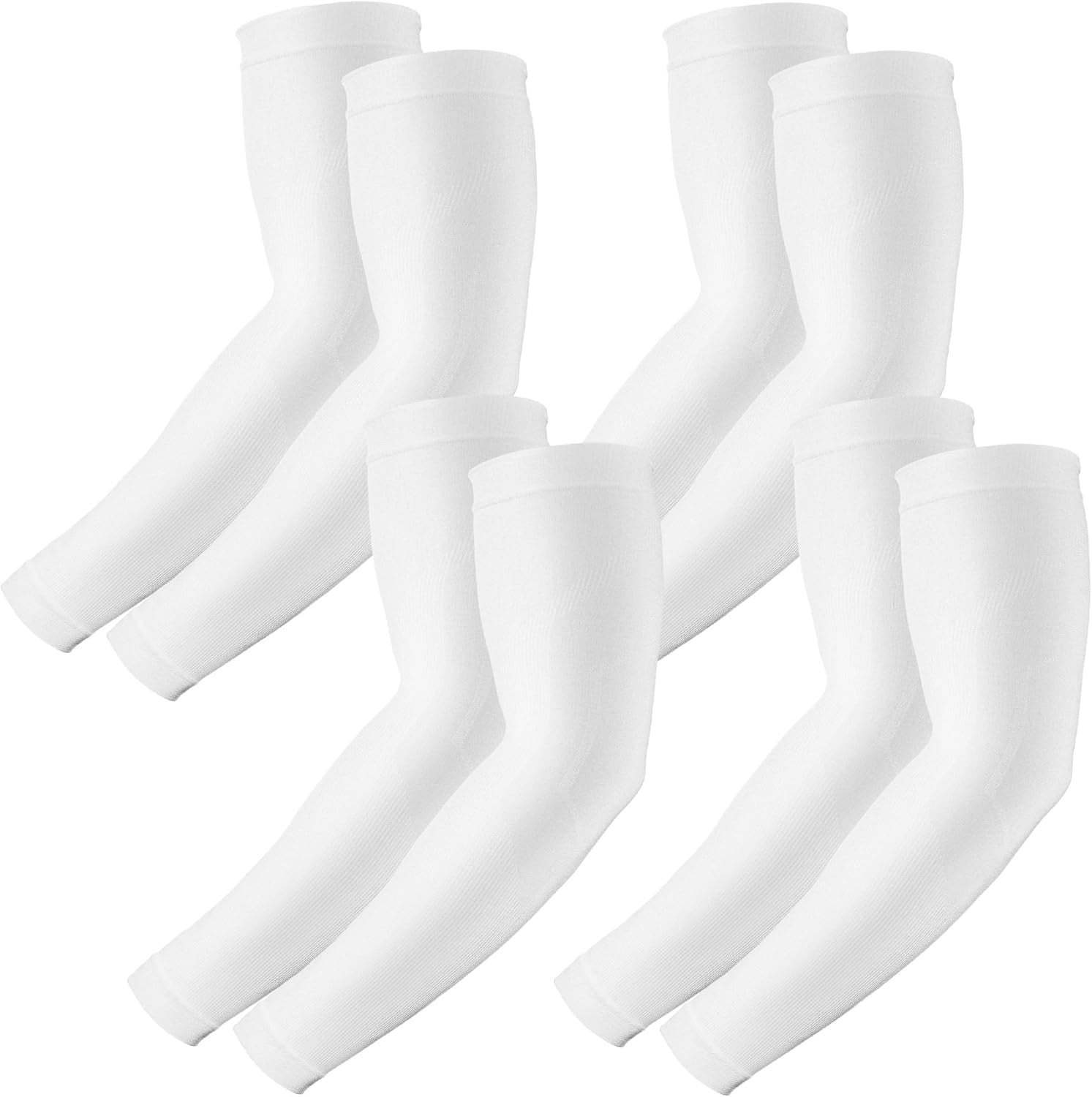 4 Pairs UV Sun Protection Arm Sleeves for Men Women, Cooling Sun ...