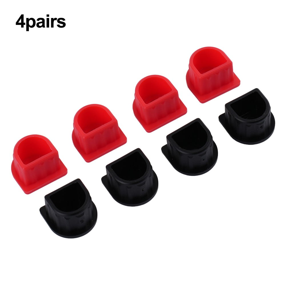 4 Pairs Waterproof Plug Cable Gland Inserts Red&Black Plugs,120A ...