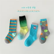 Kids Non Slip Socks Grip Ankle Sticky Toddler Socks 12 Pairs for 1-3/3 ...