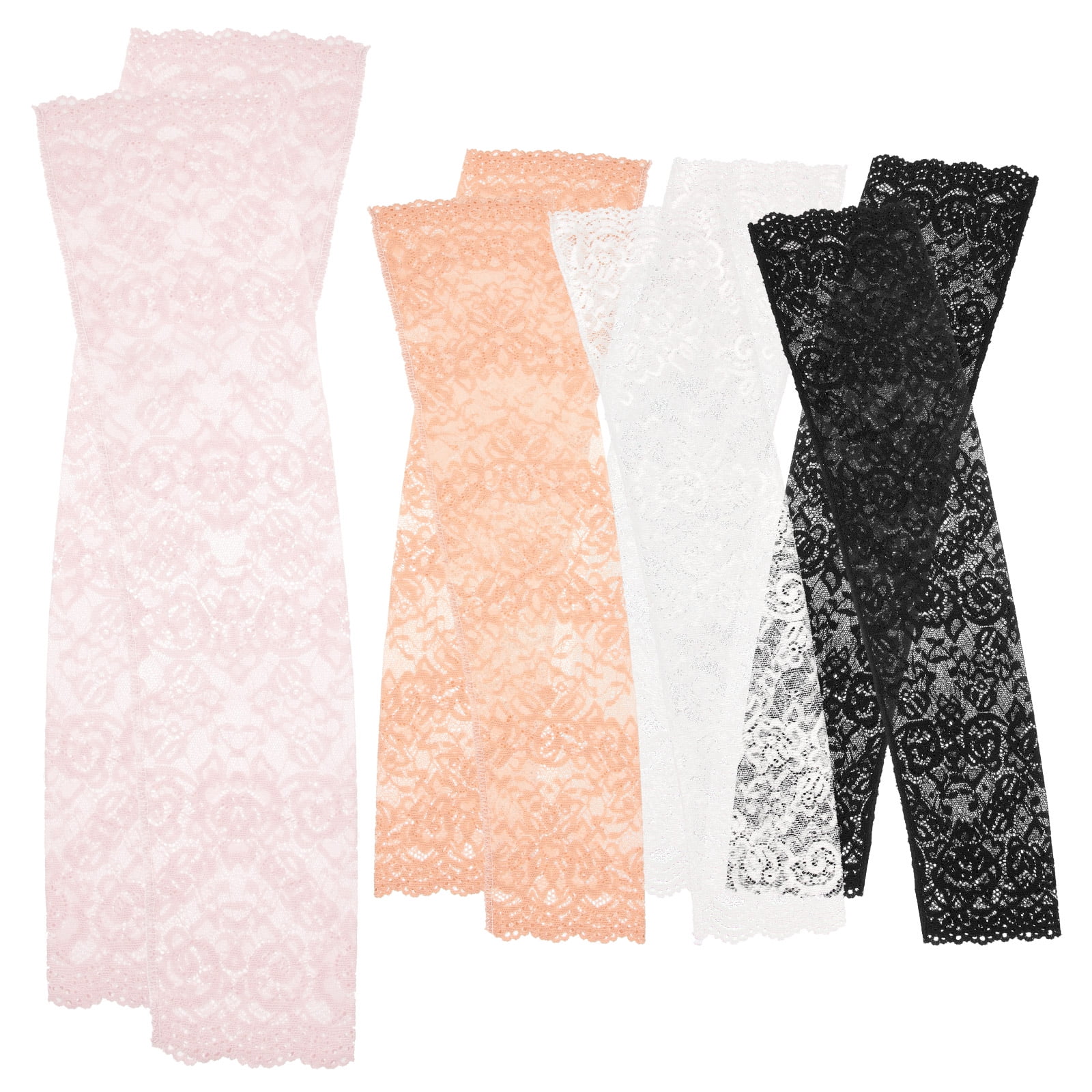 RENACLIPY Lace Arm Sleeves Sun Cooling Breathable UV for Outdoor Sports ...