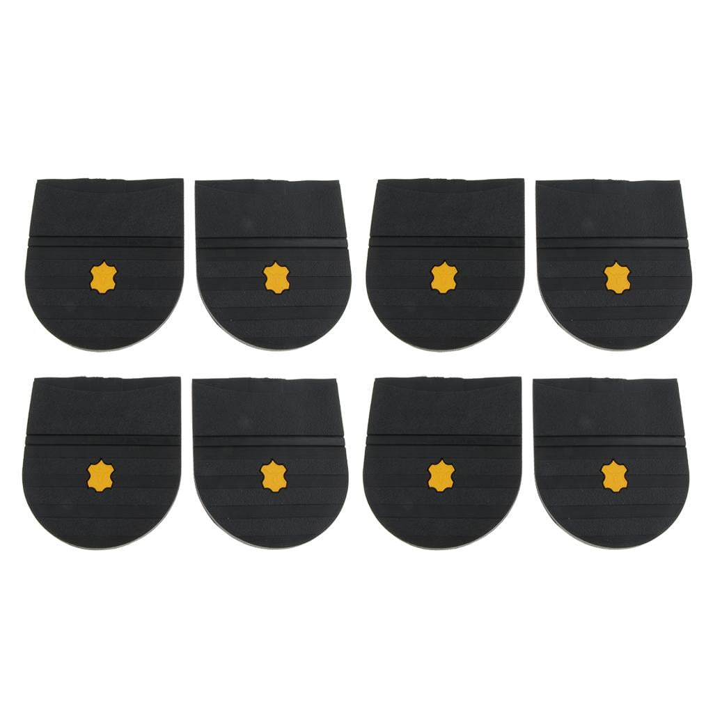 4 Pairs of Rubber Replacement Heel Heels Shoe Glue Shoe Repair ...