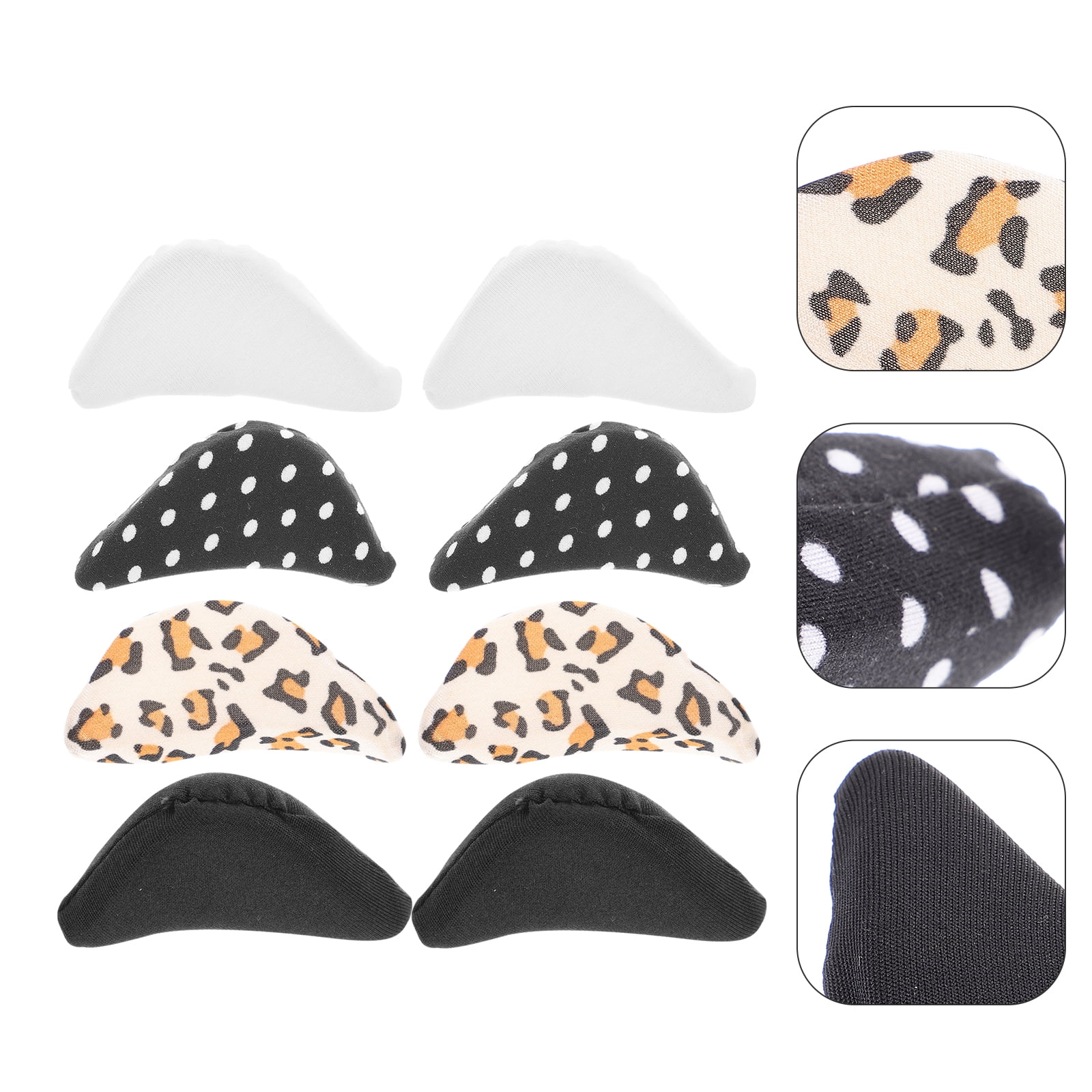 4 Pairs of Soft Sponge Toe Filler Inserts Adjustable Shoe Filler Shoe ...