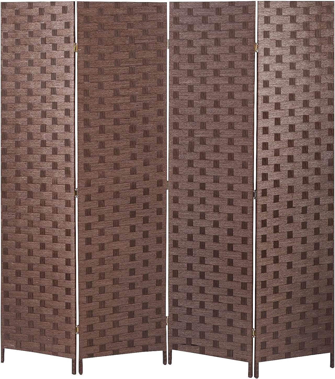 4 Panel 6 Ft Room Divider Wood Partition Room Divider Panel Hand-Made ...