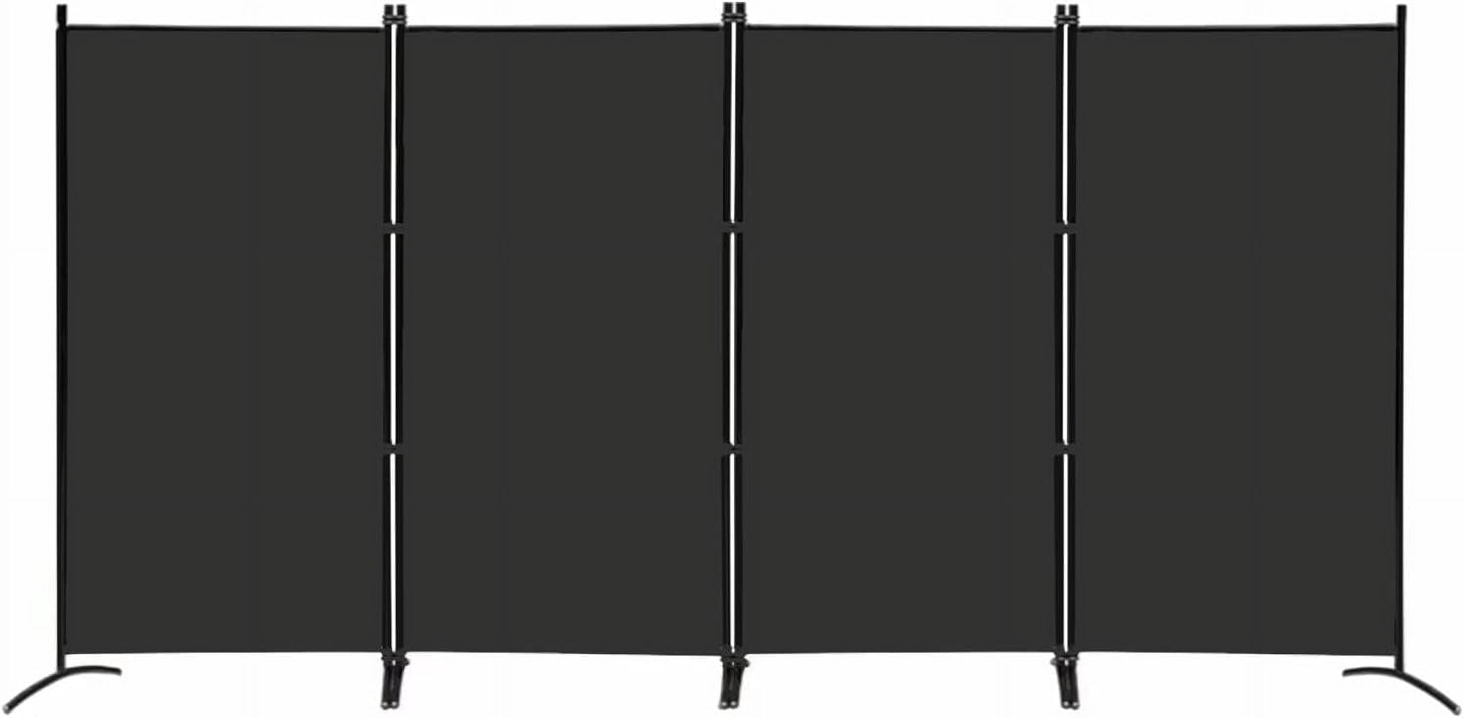 4 Panel Privacy Screen Room Dividers 6FT Tall Portable Office Wall ...