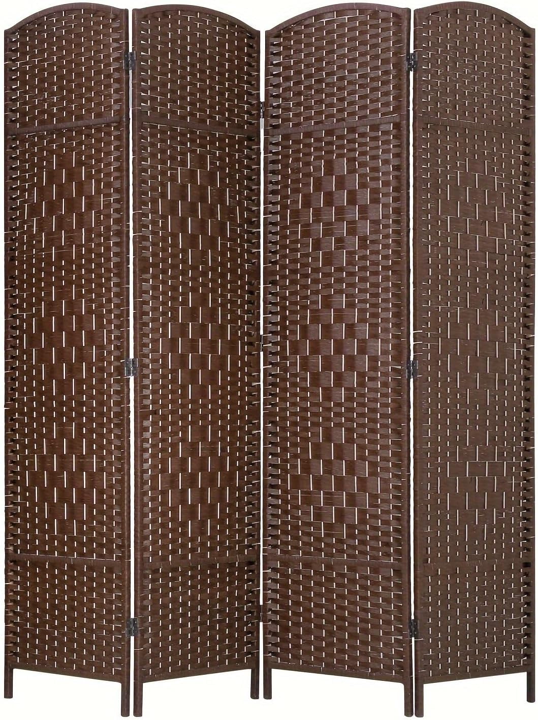 4 Panel Room Divider, 6ft Room Dividers and Folding Privacy Screens ...