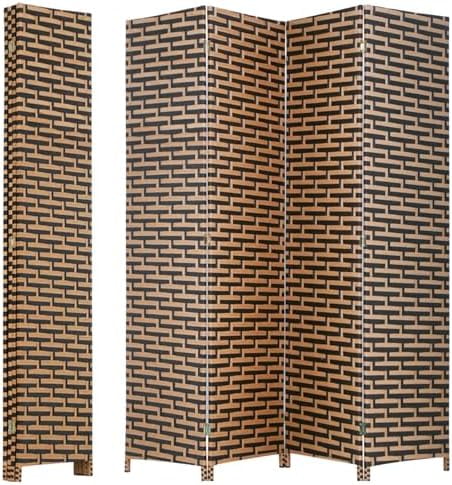 4 Panel Room Divider Folding Wood Screen Privacy Screens 6FT Room ...