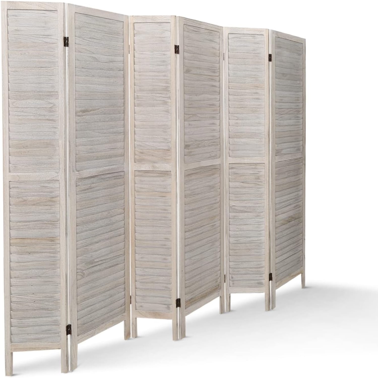 4 Panel Room Divider Fully Assembled 5.6Ft Wood Room Dividers and ...