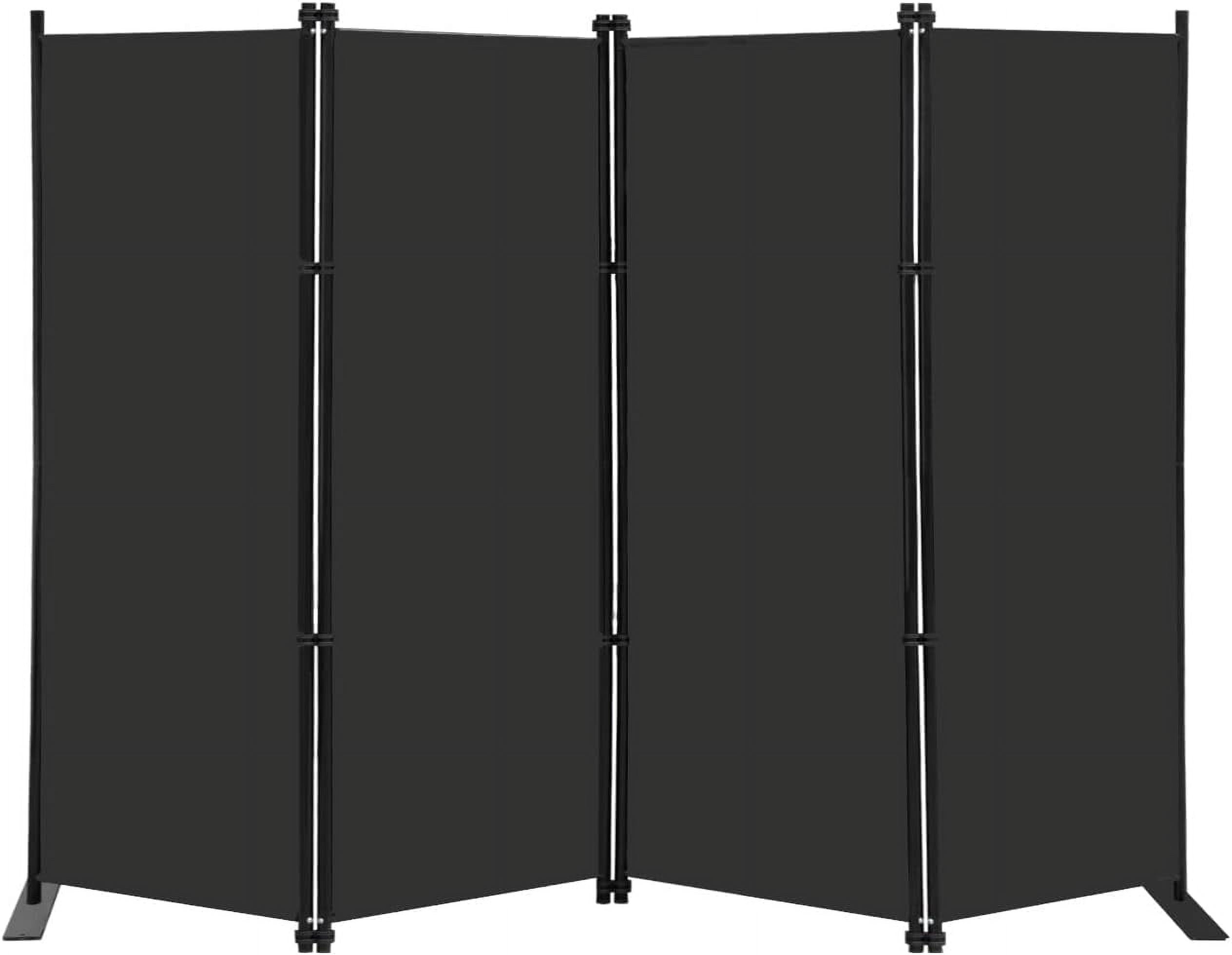 4 Panel Room Divider Screen 6Ft Tall Foldable Privacy Dividers Indoor ...