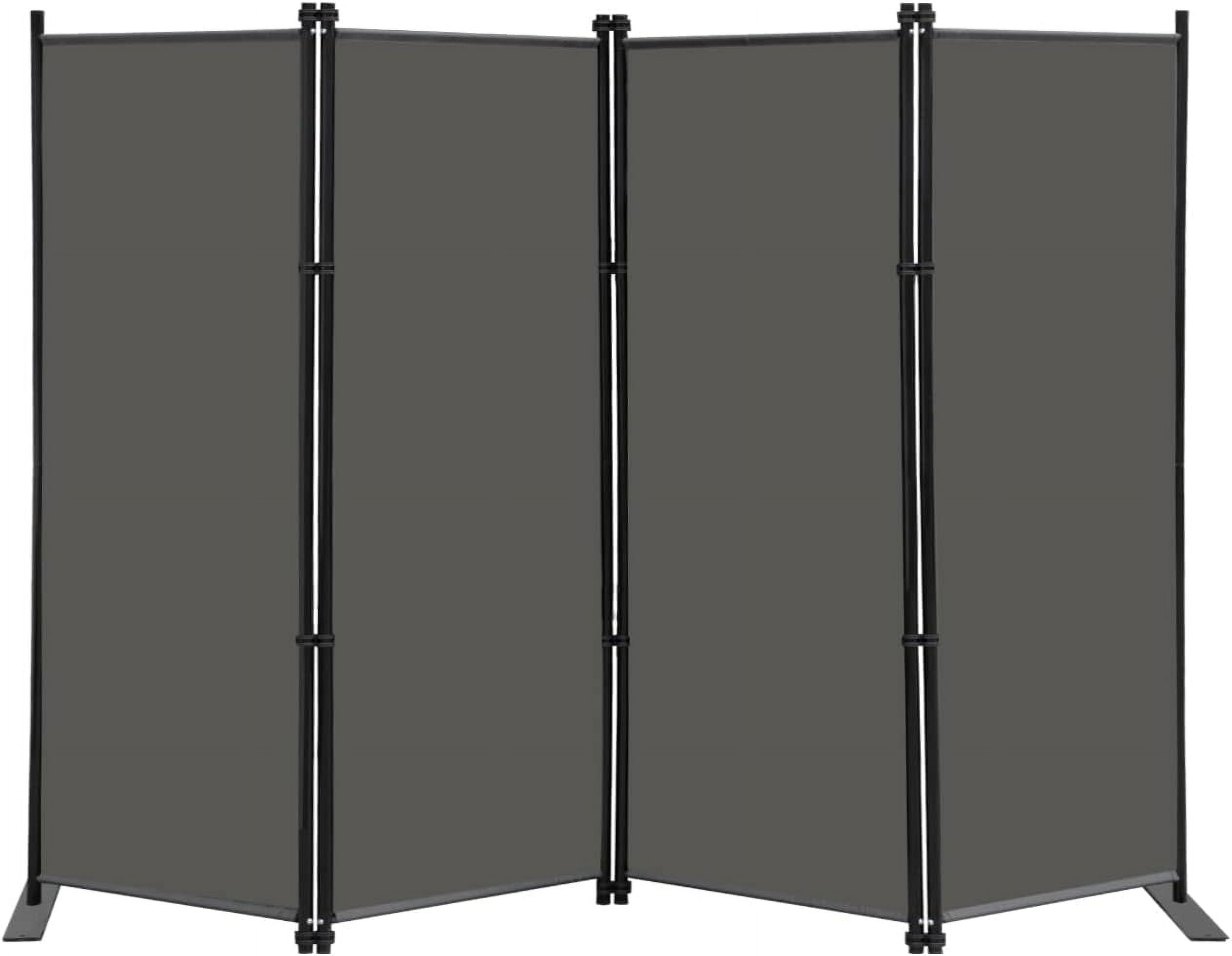 4 Panel Room Divider Screen 6Ft Tall Foldable Privacy Dividers Indoor ...