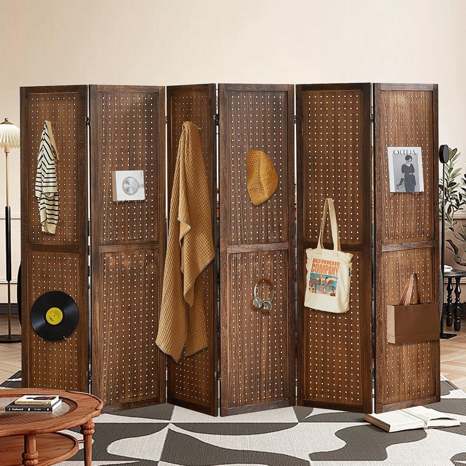 4 Panel Room Dividers and Folding Privacy Screens Room Partitions and ...