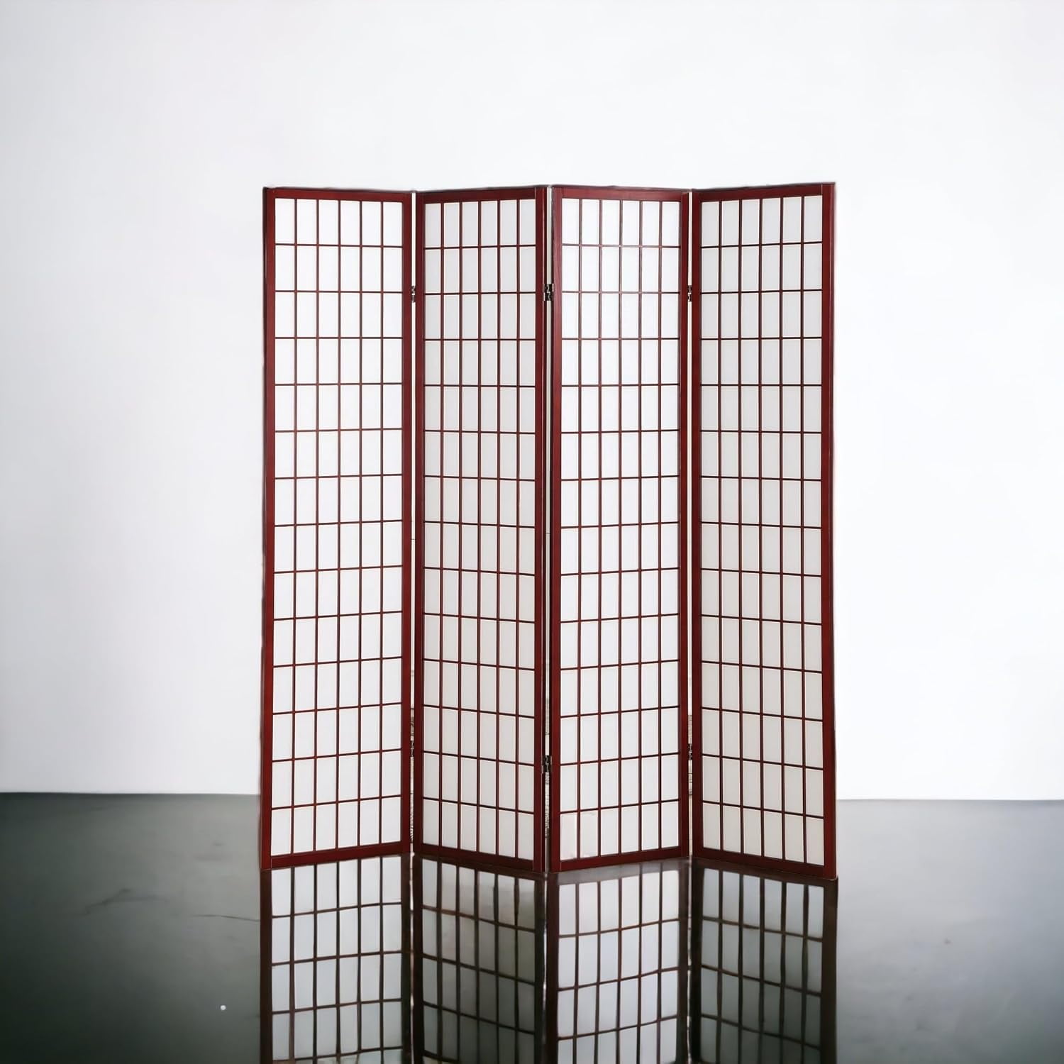 4 Panels Room Divider Privacy Screen Shoji Divider 6ft High Japanese ...