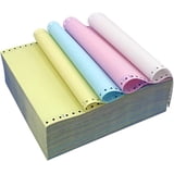4 Part 9.5"x11" Continuous Computer Paper for Tractor Dot Matrix ...