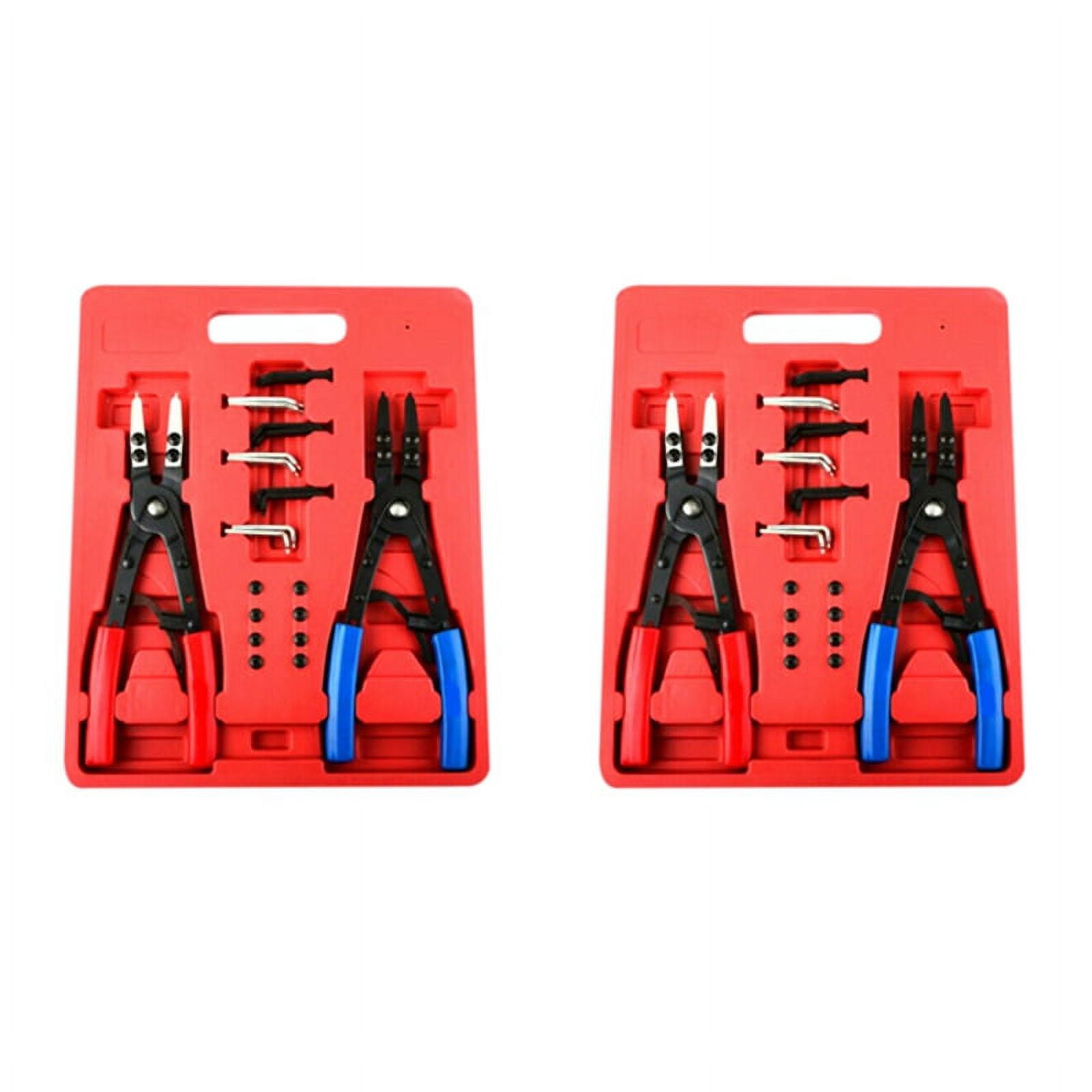 4 Pc.10 Inch Ratchet Type Circlip Remover Installer Snap Ring Pliers ...