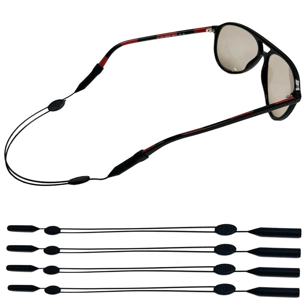 4 Pc Adjustable Sunglasses Straps Eyeglass String Holder Wired Eyewear ...