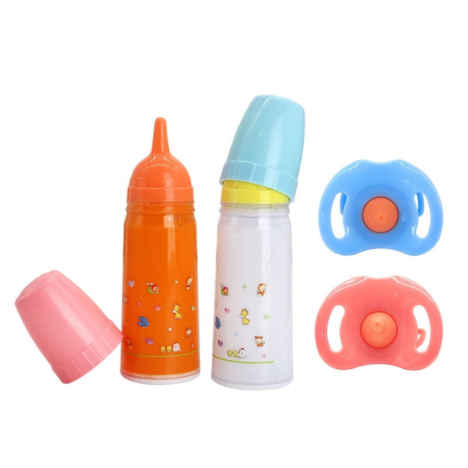 4 Pc Baby Doll Megic Juice Bottles and Baby Bottles with Pacifier ...