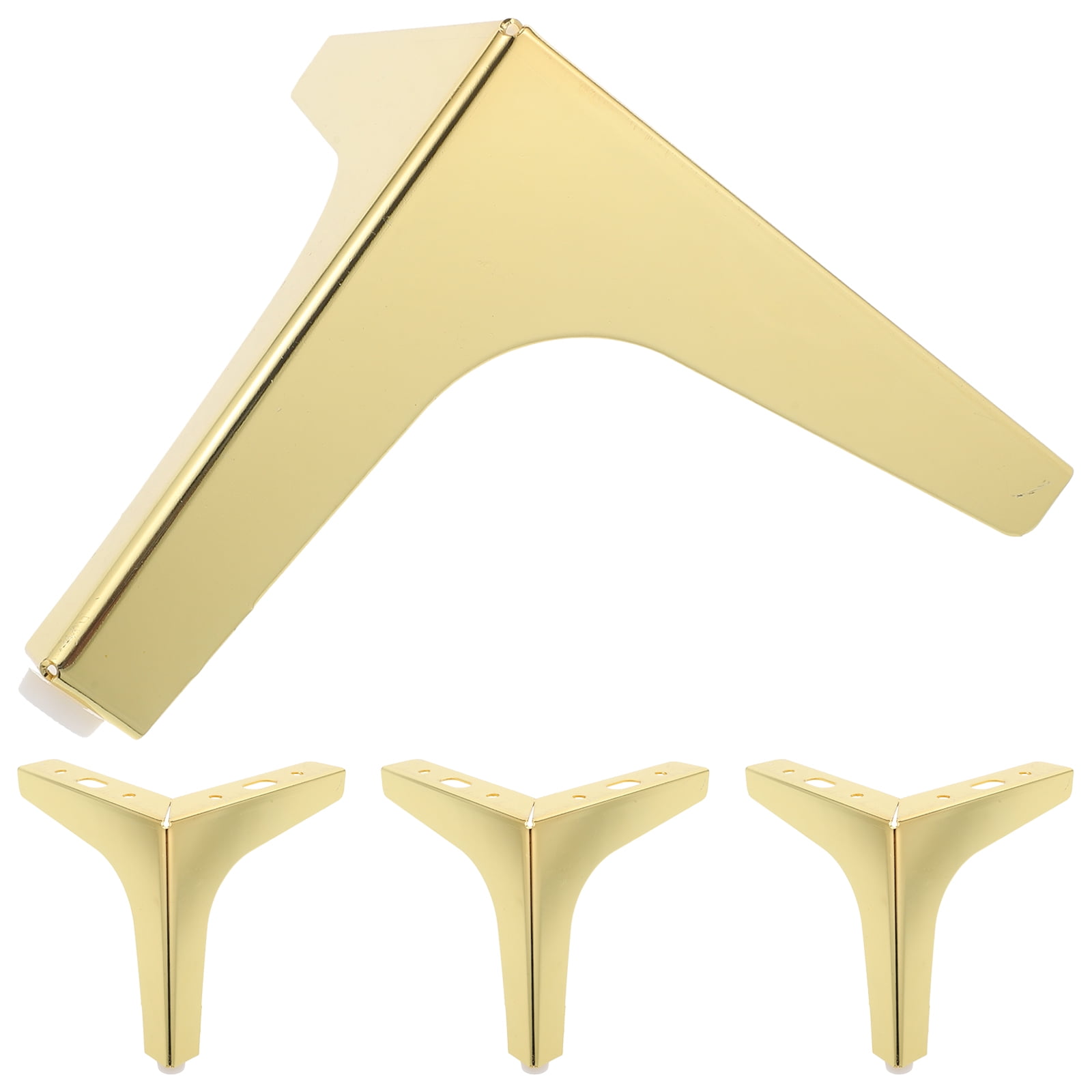 4 Pc Desk Legs سرير Triangle Furniture Replacement Sofa Metal for ...