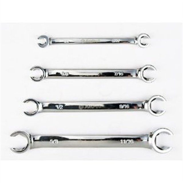 4 Pc Flare Nut Wrench Set SAE - Walmart.com