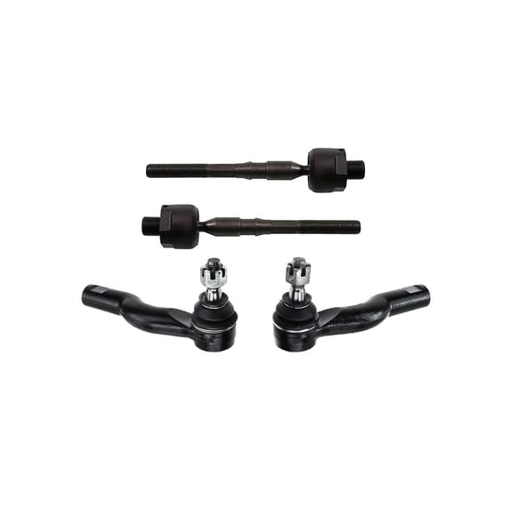 4 Pc Front Steering Outer & Inner Tie Rod Ends Left Right Kit Fits Ford ...