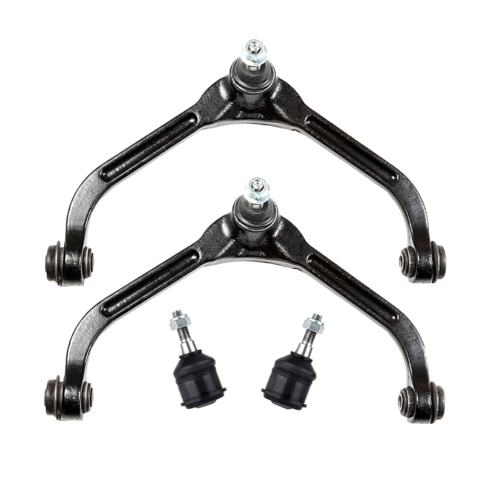 4 Pc Front Suspension Kit Upper Control Arm & Lower Ball Joints Pieces ...