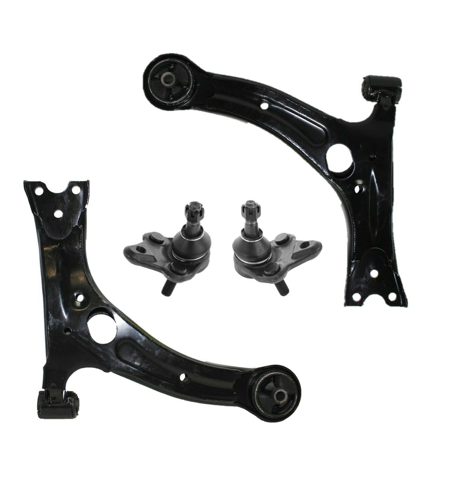 4 Pc Front Suspension Lower Control Arm + Ball Joints Set Passenger ...