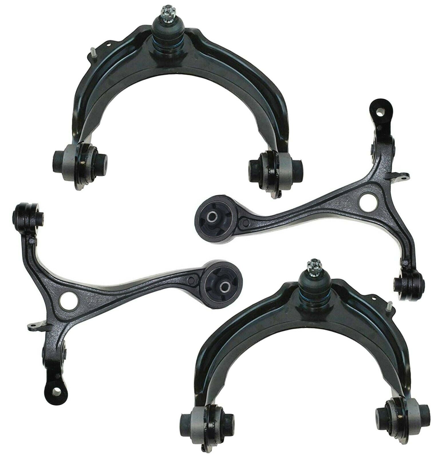 4 Pc Front Suspension Upper & Lower Control Arm with Ball Joints ...