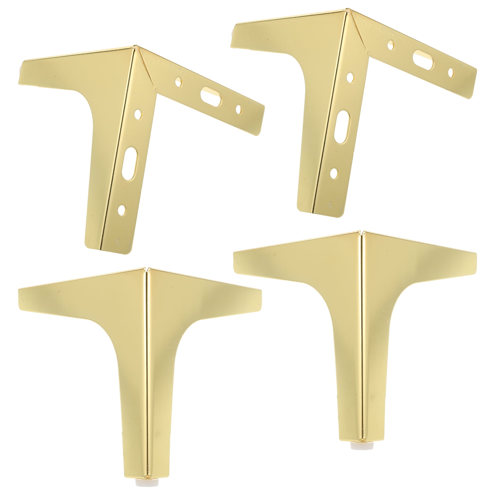 4 Pc Furniture Support Legs Vanity Table Metal Feet Sofa Pei Bed Tabket ...
