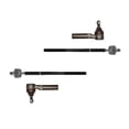 4 Pc Inner & Outer Tie Rod Ends Front Left Right Steering Kit Fits ...