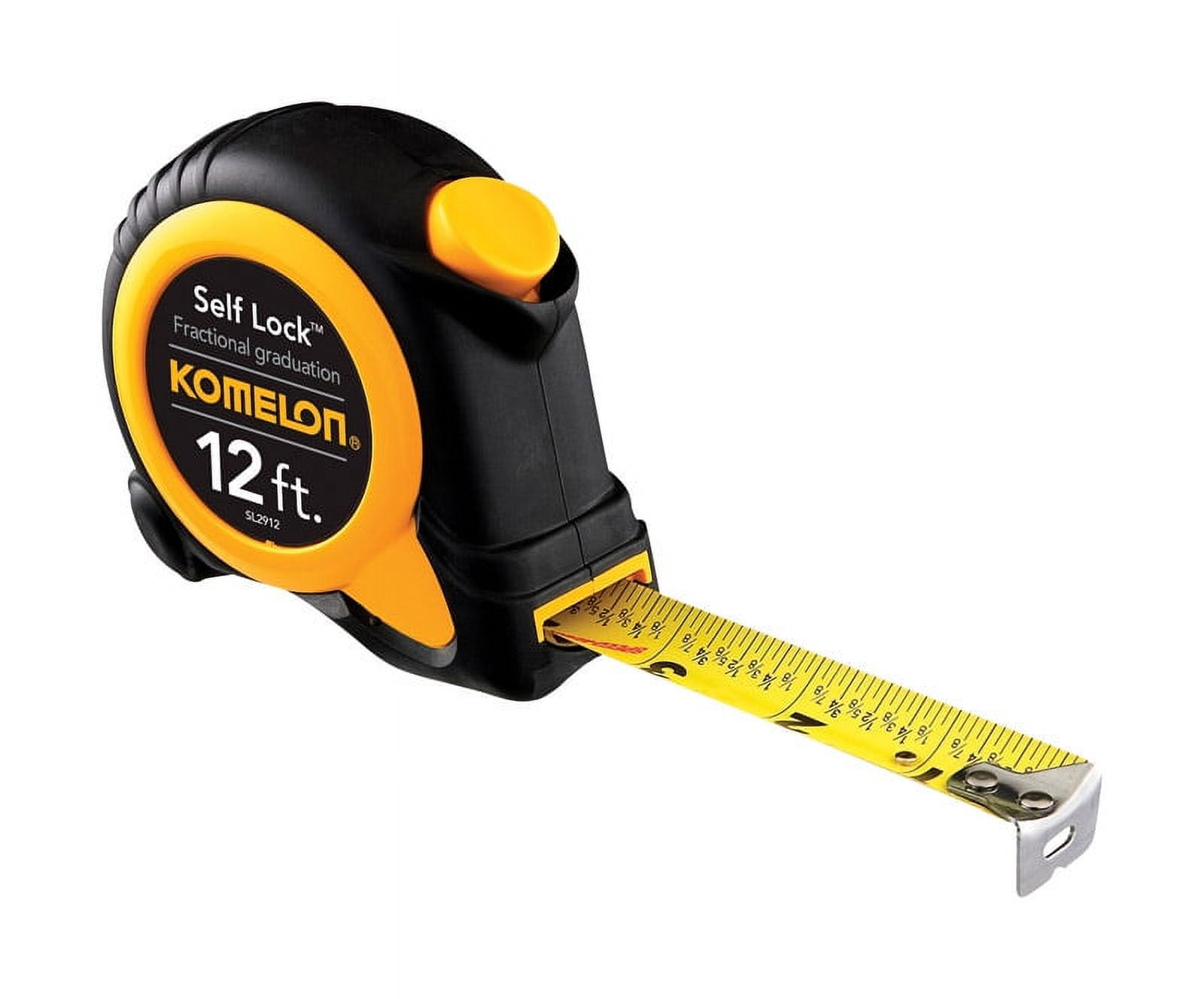 4 Pc, Komelon Self Lock Speed Mark 12 Ft. L X 5/8 In. W Tape Rule 1 Pk ...