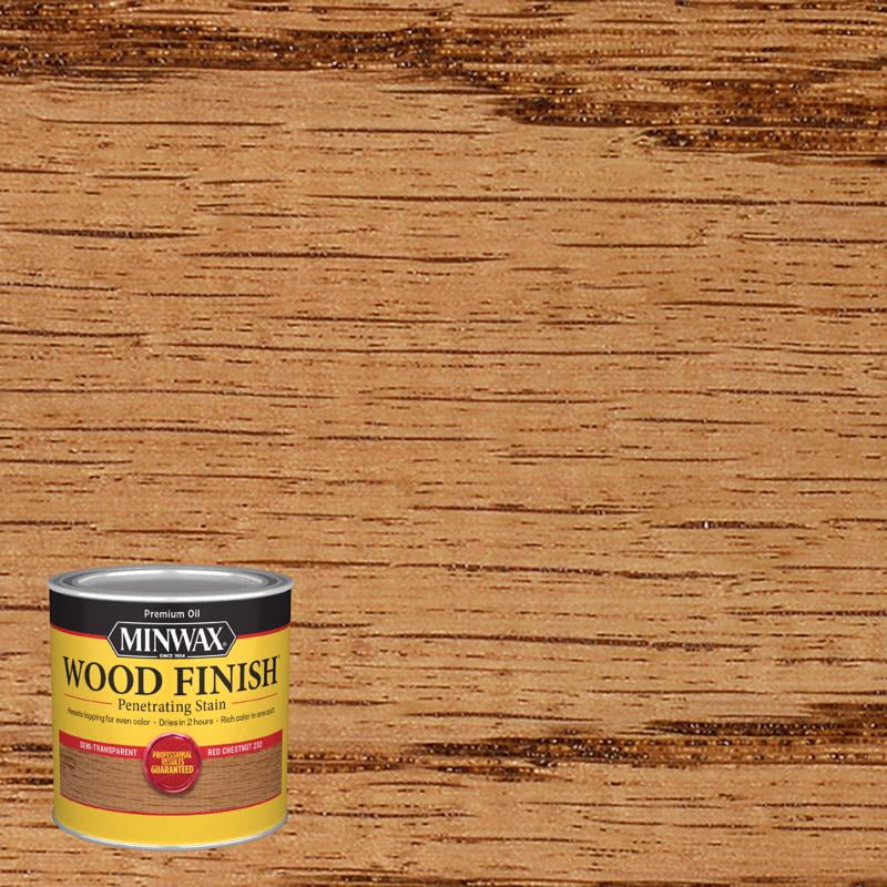 4 Pc, Minwax Wood Finish Semi-Transparent Red Chestnut Oil-Based ...