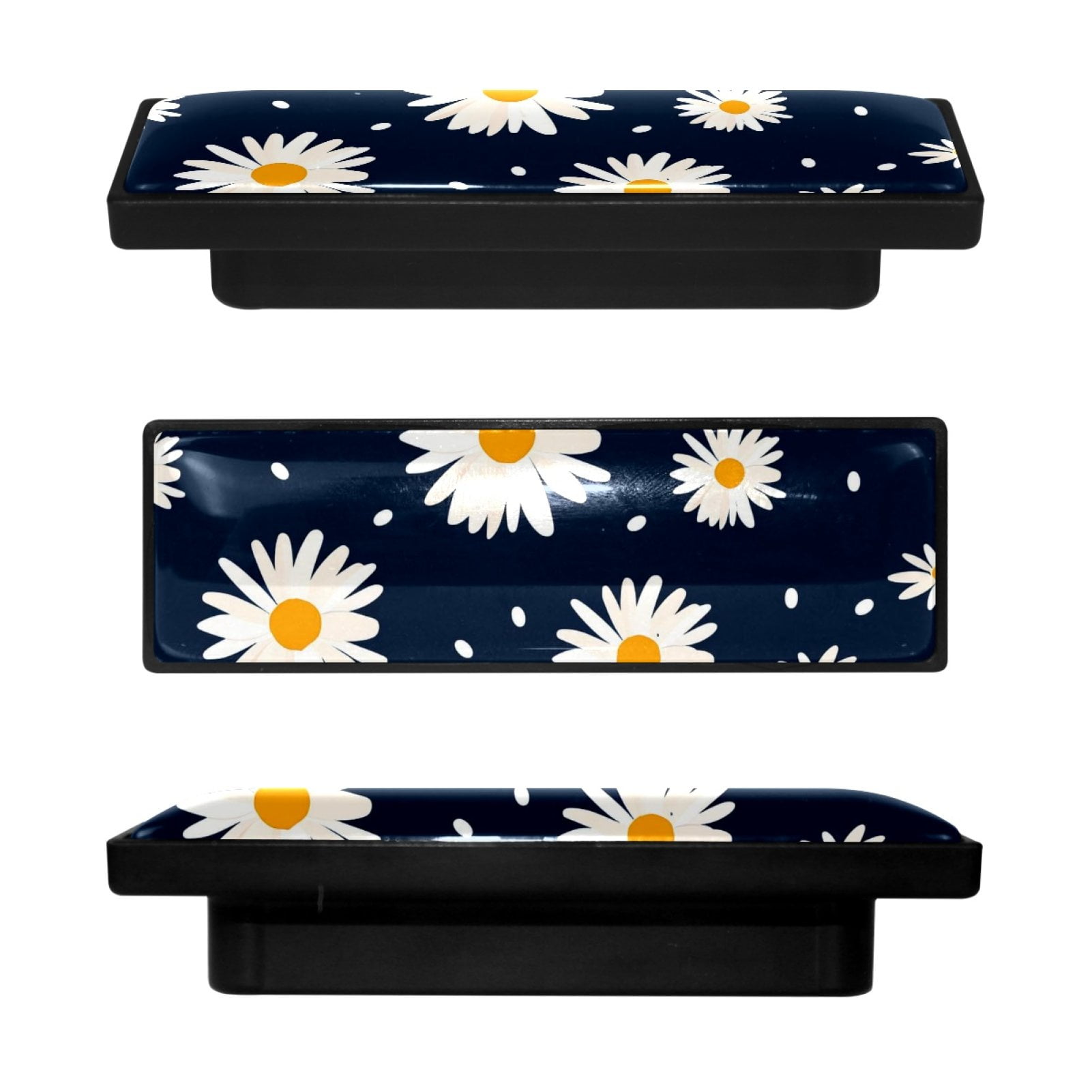 4-Pc,Rectangle Drawer Pulls and Knobs,Handles for Cabinets and Drawers ...