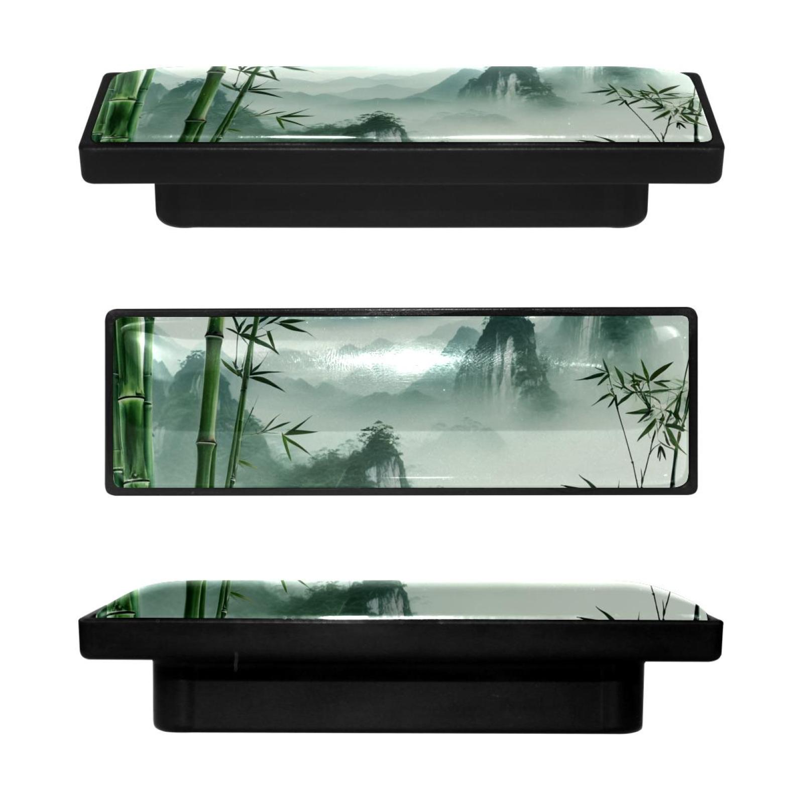 4-Pc,Rectangle Drawer Pulls and Knobs,Handles for Cabinets and Drawers ...