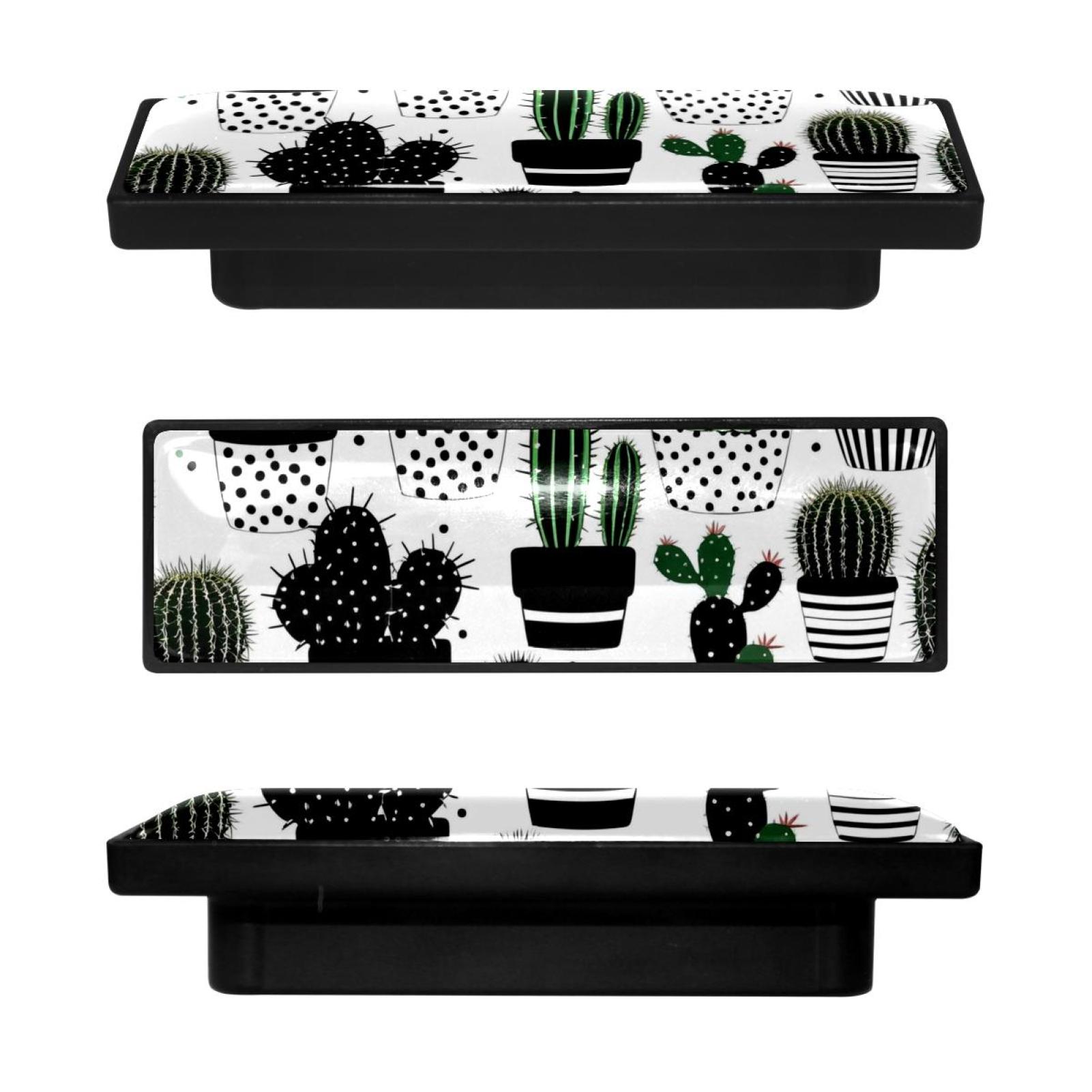 4-Pc,Rectangle Dresser Drawer Knobs,Kitchen Handles for Cabinets ...