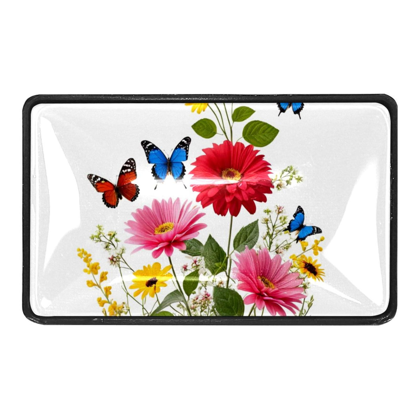 4-Pc,Rectangle Dresser Drawer Knobs,Kitchen Handles for Cabinets ...