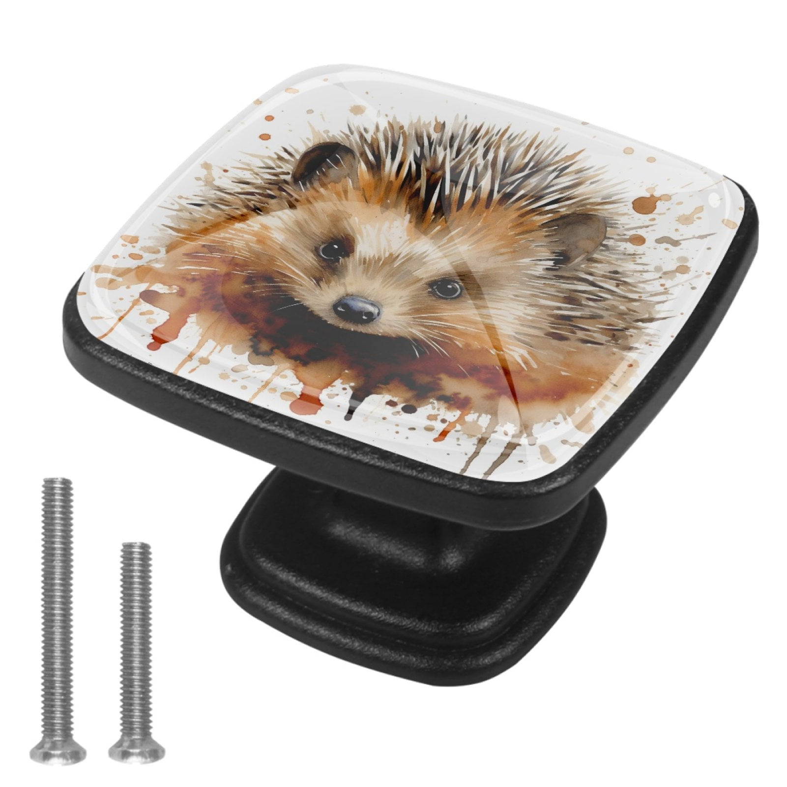 4-Pc,Square Kitchen Cabinet Handles,Knobs for Cabinets and Drawers ...