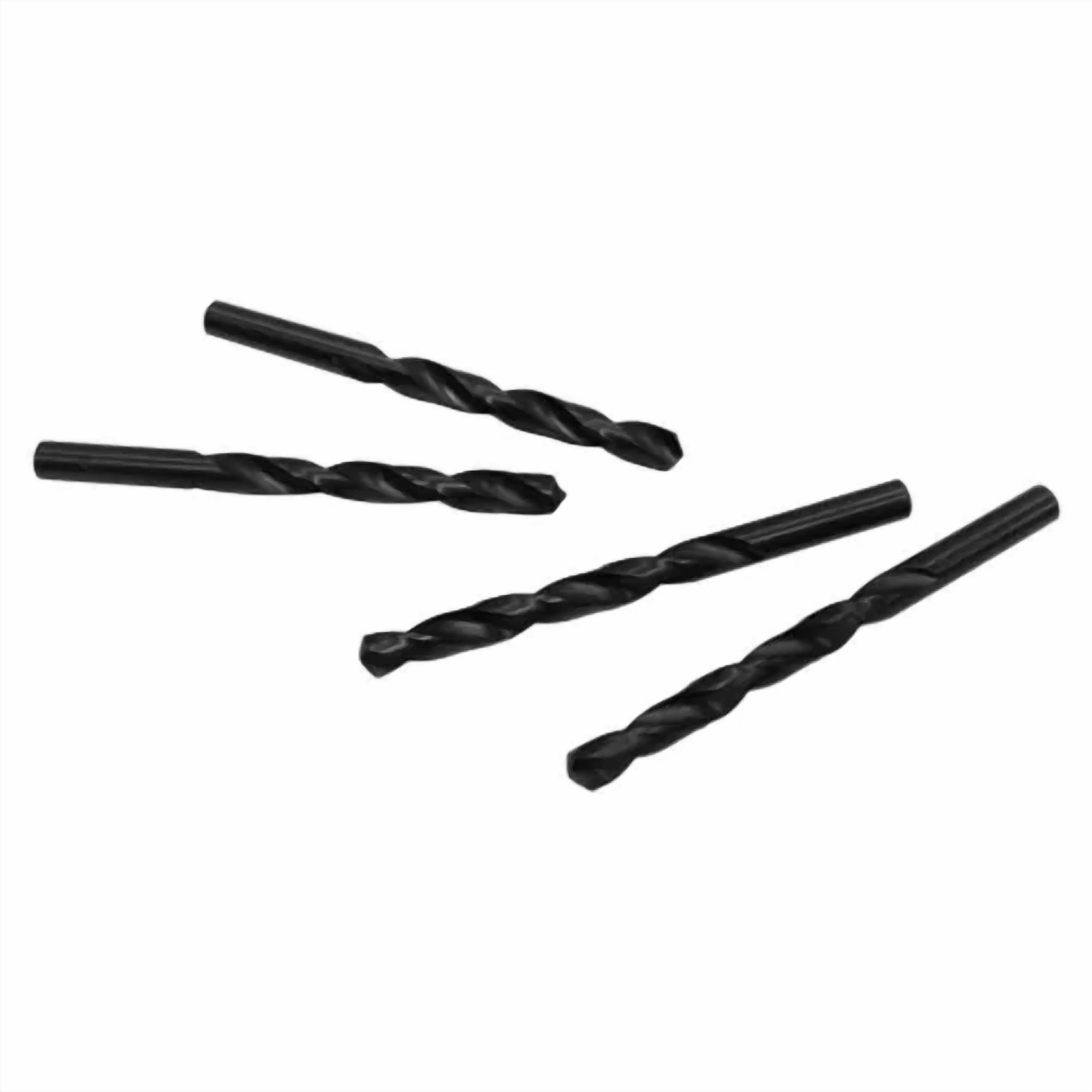 4 Pc Straight Shank Drill Set 6.5Mm Black Oxide Standard Hss Jobber ...