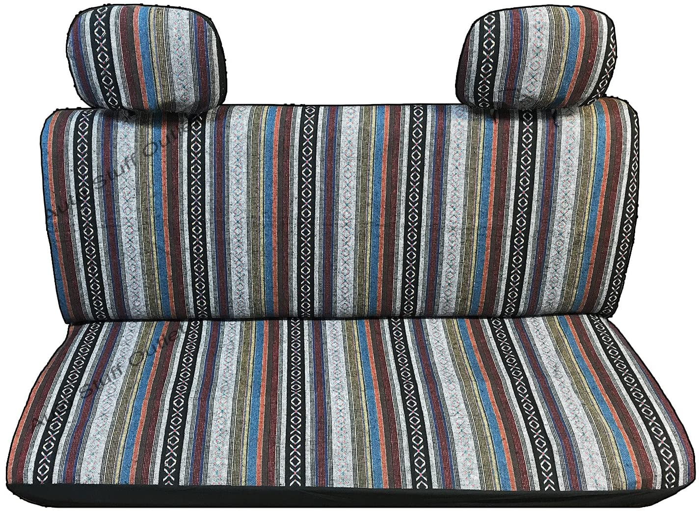 Mexican Blanket Bench Seat Covers