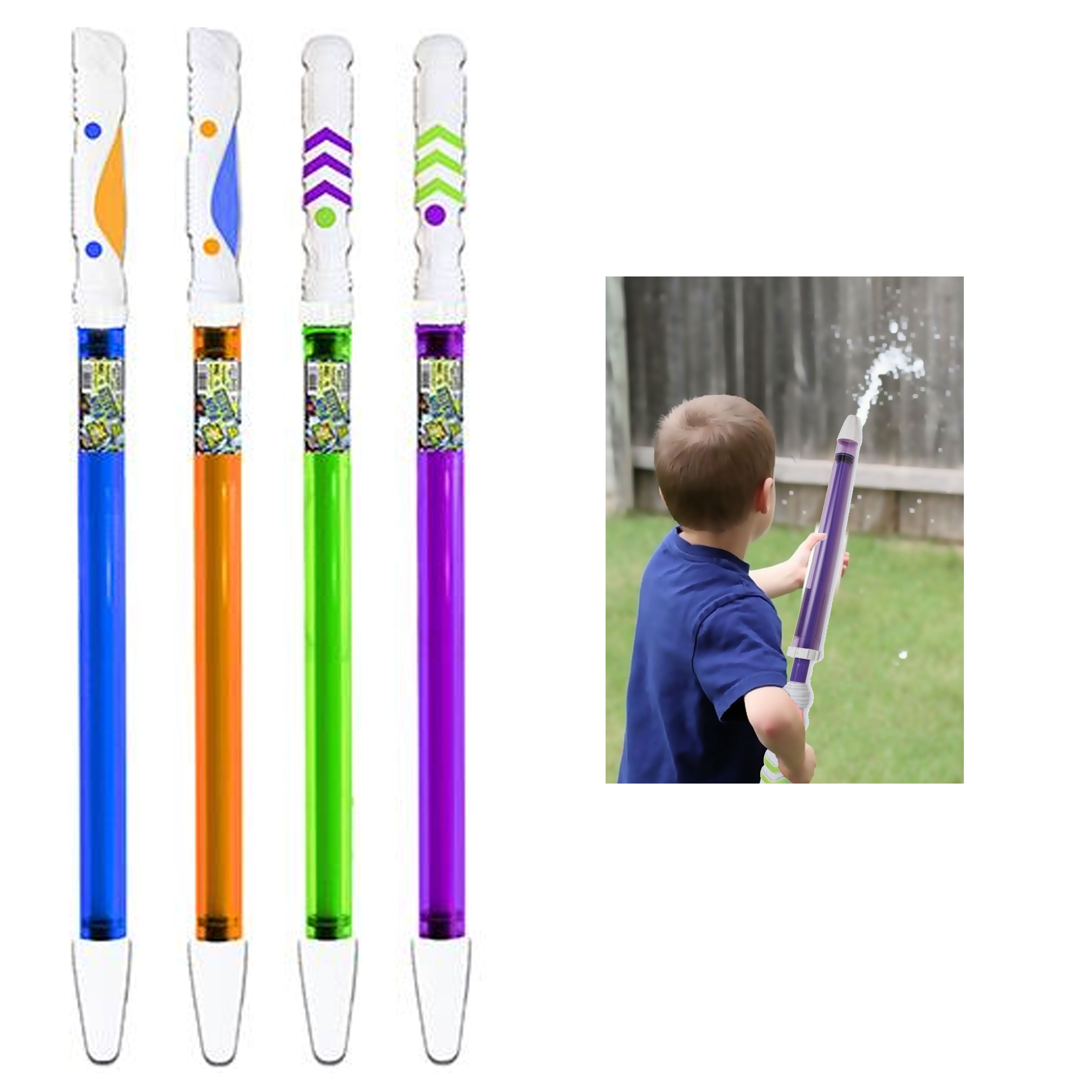 4 Pc Water Blaster Gun Soaker Squirt Guns Kids Adults Pool Shooters ...