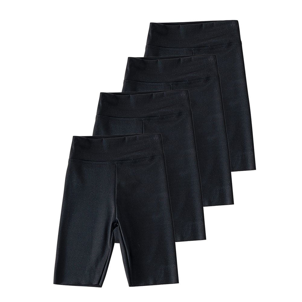 4 Pcak 2-12T Toddler Girls 5" Volleyball Shorts Stretch Youth Athletic ...