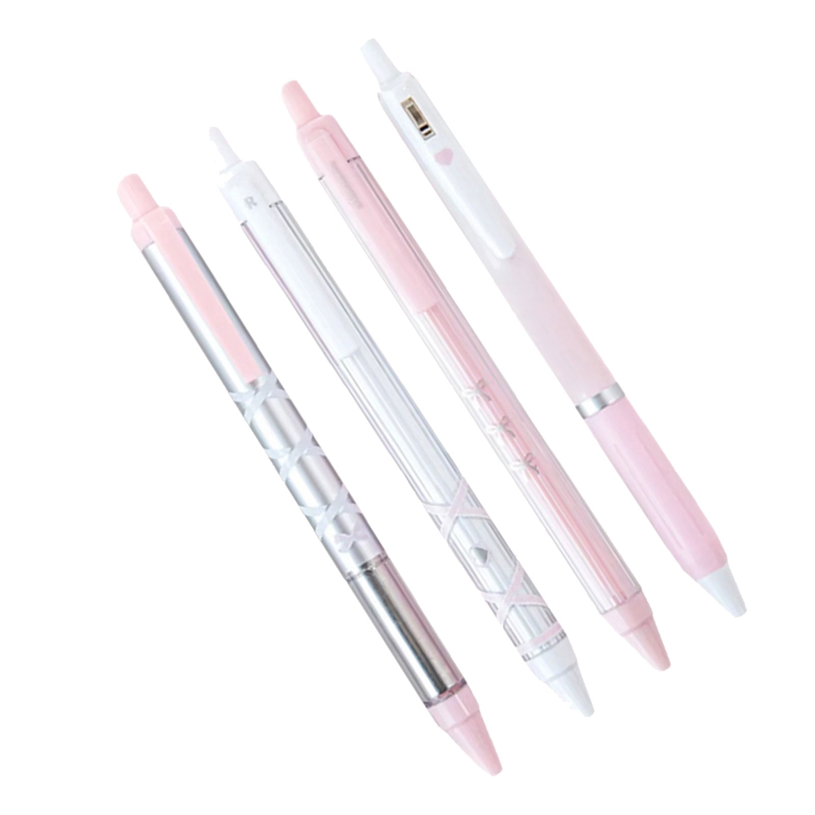 4 Pcs 0.5mm Gel Inks Pen Ballet Strap Bows Neutral Pen Retractable ...